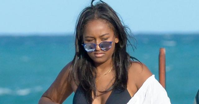 Sasha Obama Vacations In Miami