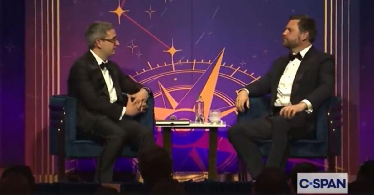 J.D. Vance Mocked For Struggling To Find His Way Off Stage