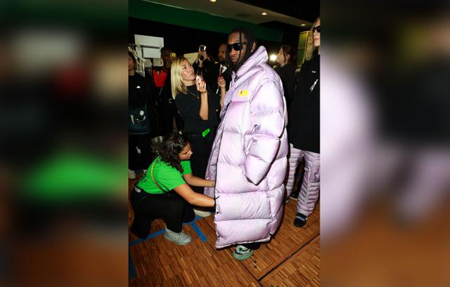 Rapper Offset Models For Off-White During Paris Fashion Week