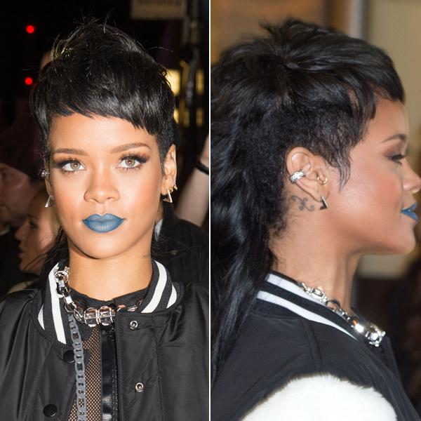 What Do You Think of Rihanna's Blue Pout? Take Our Poll and Let Us Know!