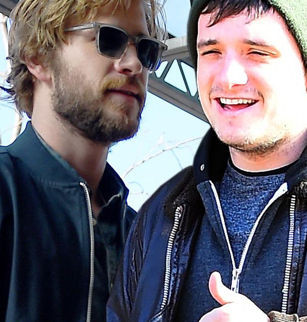 Liam Hemsworth & Josh Hutcherson Take New York City For Their Hunger ...
