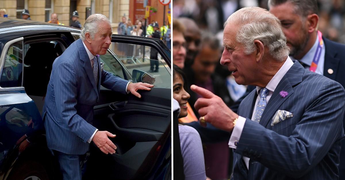 Prince Charles Drives Vintage Car Gassed By Wine & Cheese