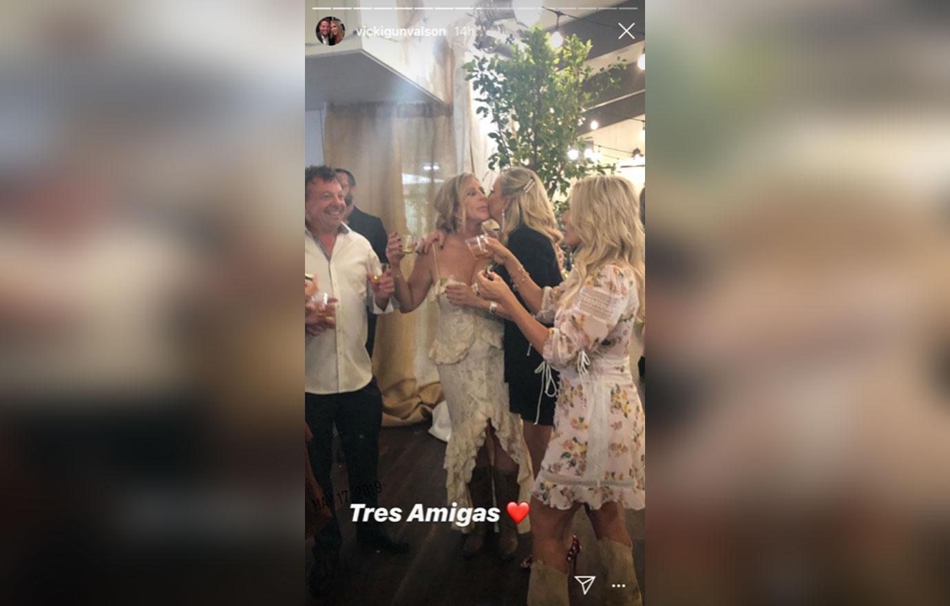 ‘RHOC’: Vicki Gunvalson Posts Intimate Pics From Her Engagement Party
