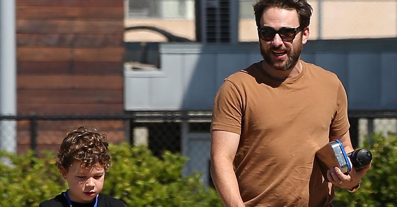 Charlie Day And His 5-Year-Old Son Russell Are Twins