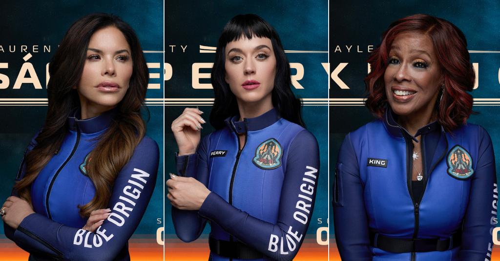 Katy Perry, Lauren Sanchez & Gayle King Wear Tight Space Suits: Photos
