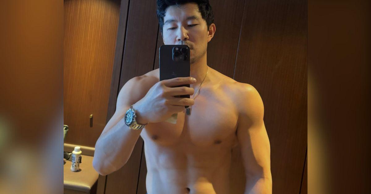 Simu Liu Flaunts Six-Pack Abs In Shirtless Post: Photos