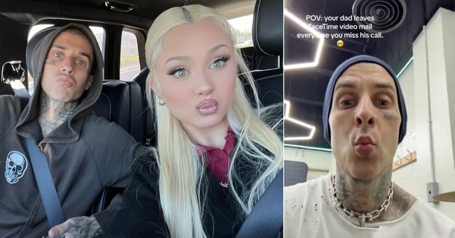 Travis Barker's Daughter Alabama Shares Sweet Tribute For Him: Watch