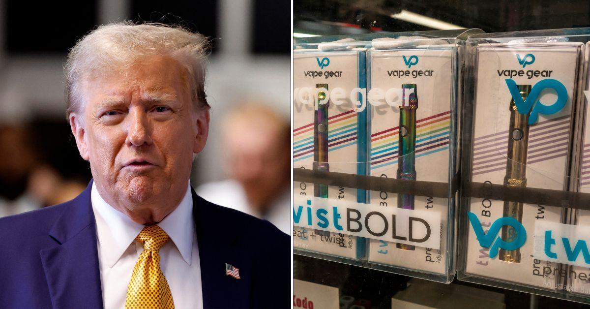 Donald Trump Slammed For Vowing To 'Save Vaping' If Elected