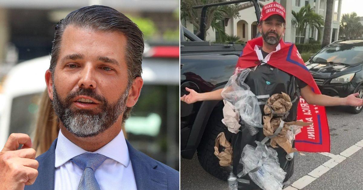 Donald Trump Jr. Mocked For Dressing Up As Garbage For Halloween
