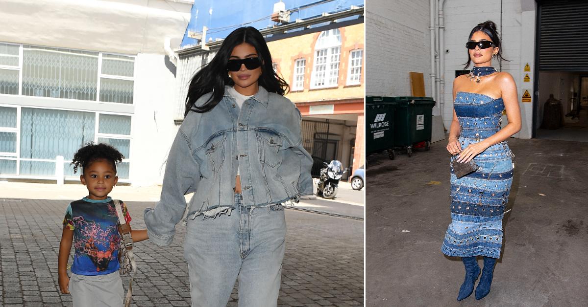 Kylie Jenner Wears Stylish Denim Fashion In London