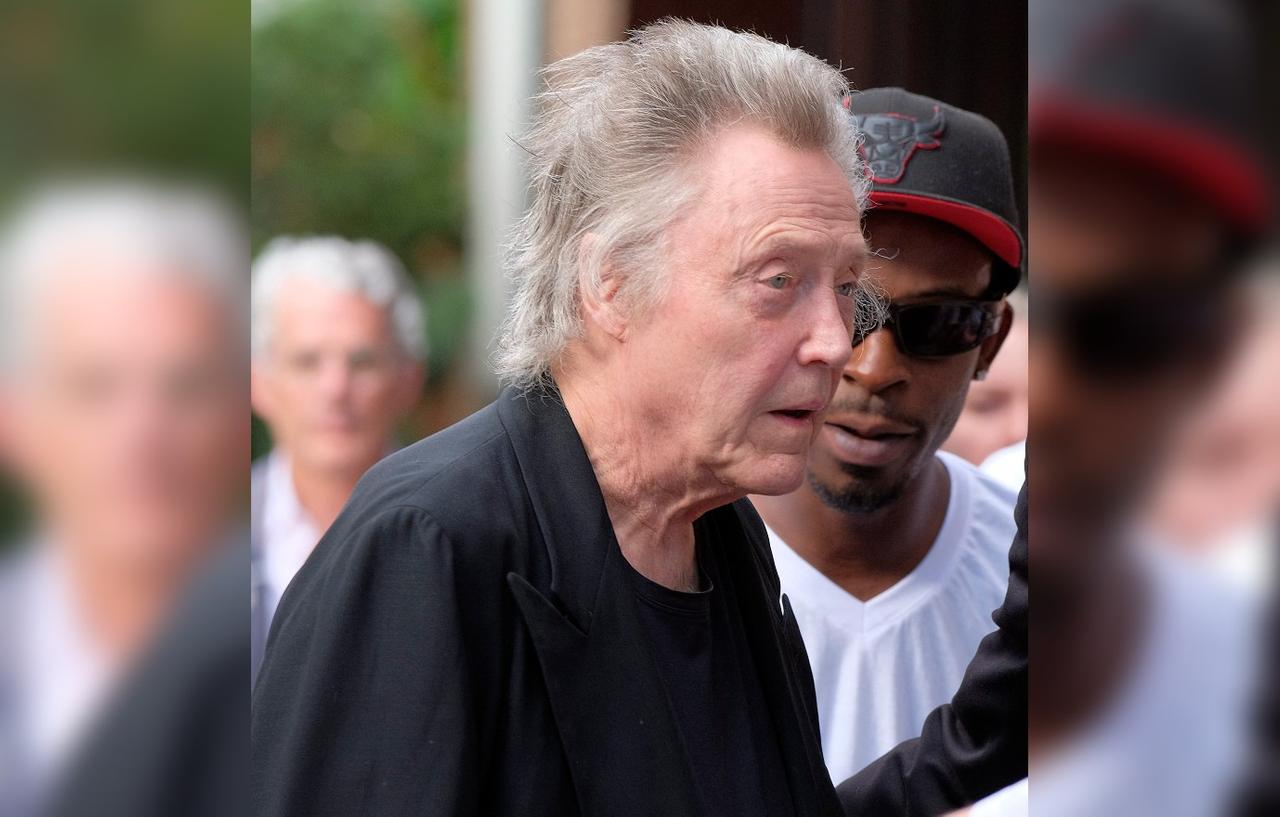 Christopher Walken Appears Frail While Attending Robert De Niro Party