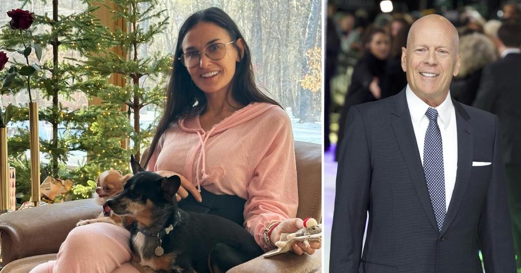 Demi Moore Shares Christmas Photos, Fans Wonder Where Bruce Willis Is