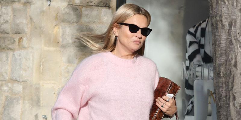 Kate Moss Goes To Lunch In Chic Outfit With Friends In London