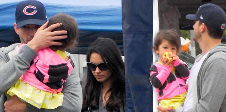 Family Fun! Mila Kunis And Ashton Kutcher Were Spotted Out With Their ...