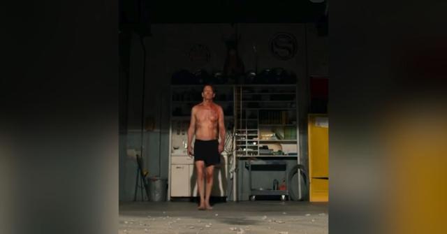 Kevin Bacon Goes Shirtless In Hunky Behind-The-Scenes 'Bondsman' Clip