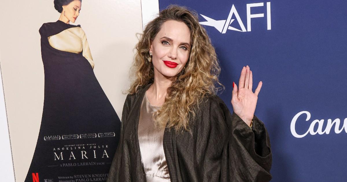 Angelina Jolie Debuts Curly Hair At The Premiere Of 'Maria': Photos