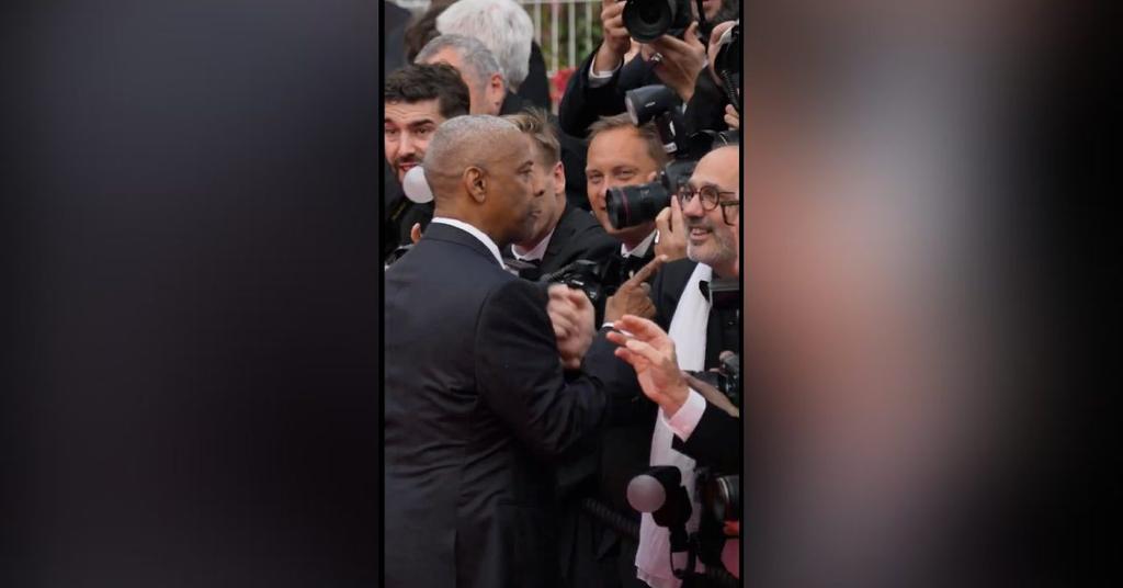 What Denzel Washington Yelled At Cannes Film Festival Photographer