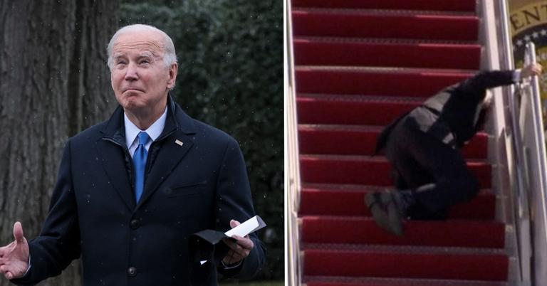 Every Fall President Joe Biden Has Taken: Photos