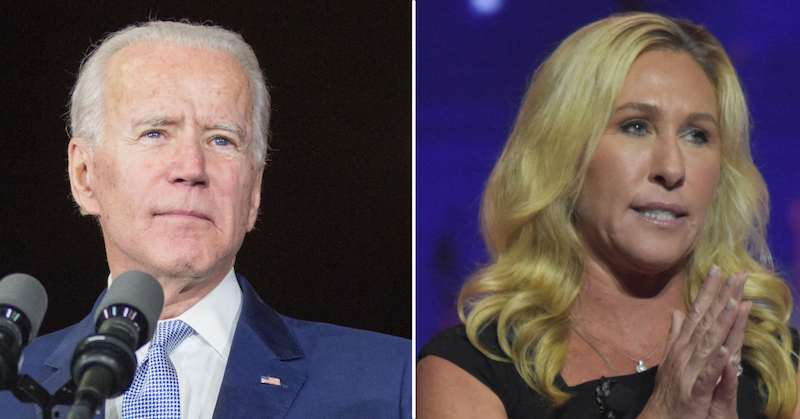 Joe Biden Takes Dig At 'Confused & Disoriented' Marjorie Taylor Greene