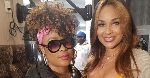 Da Brat Surprises Her Sister LisaRaye McCoy In Atlanta