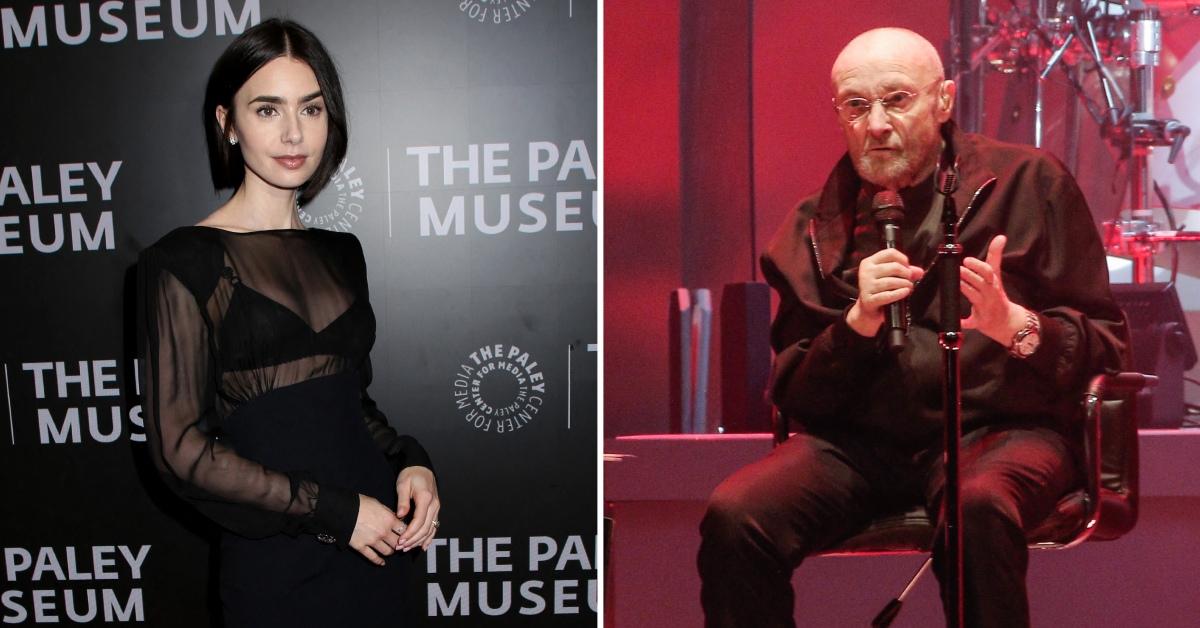 Lily Collins Shares Rare Photo With Dad Phil To Celebrate His Birthday