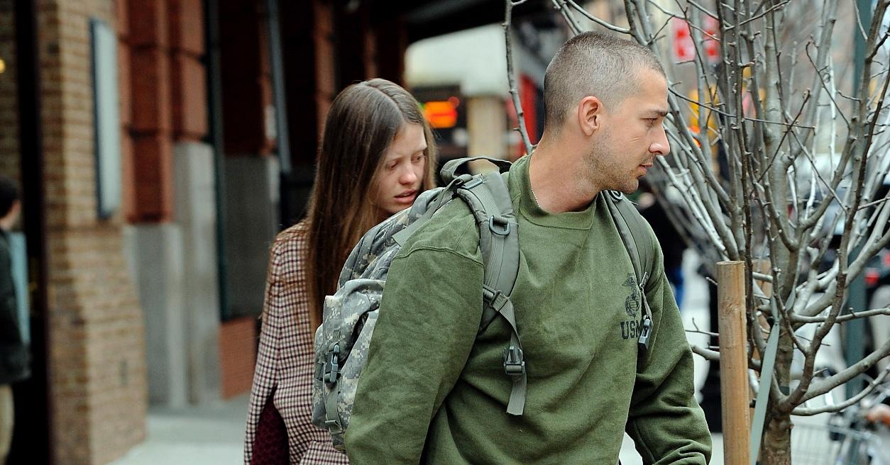 Shia LaBeouf Makes Rare Outing With Daughter Isabel At Universal