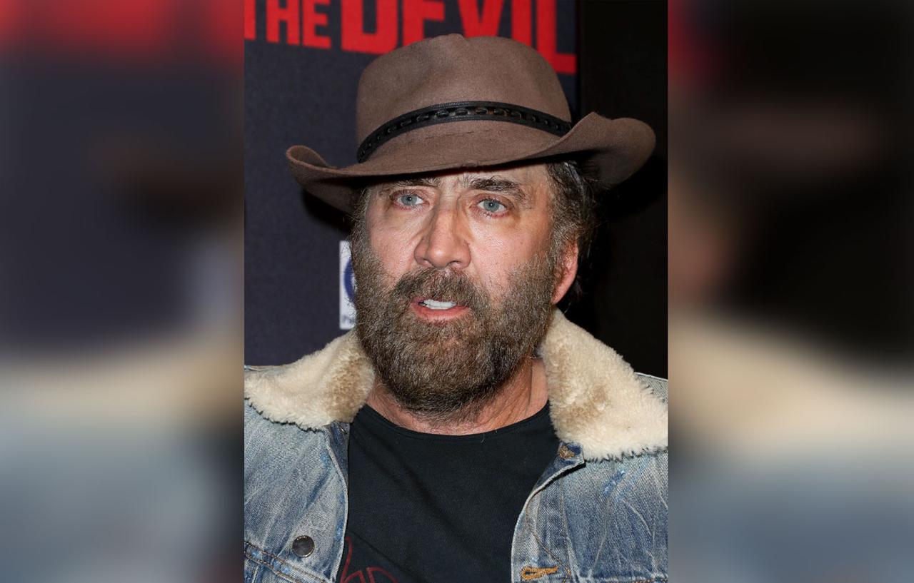 Nicolas Cage Debuts Scruffy Beard At 'Running With The Devil' Premiere ...