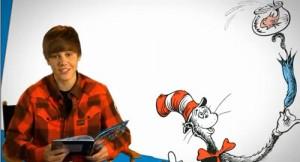 Watch Dr. Seuss' 'The Cat in The Hat' Read By Justin Bieber!