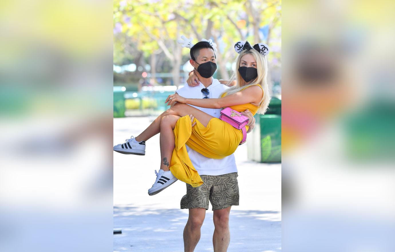 Courtney Stodden, Fiancé Chris Sheng Spend The Day At Disneyland