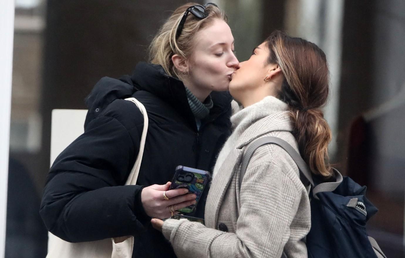 Sophie Turner Caught Kissing Female Friend Tabitha Doherty On The Lips