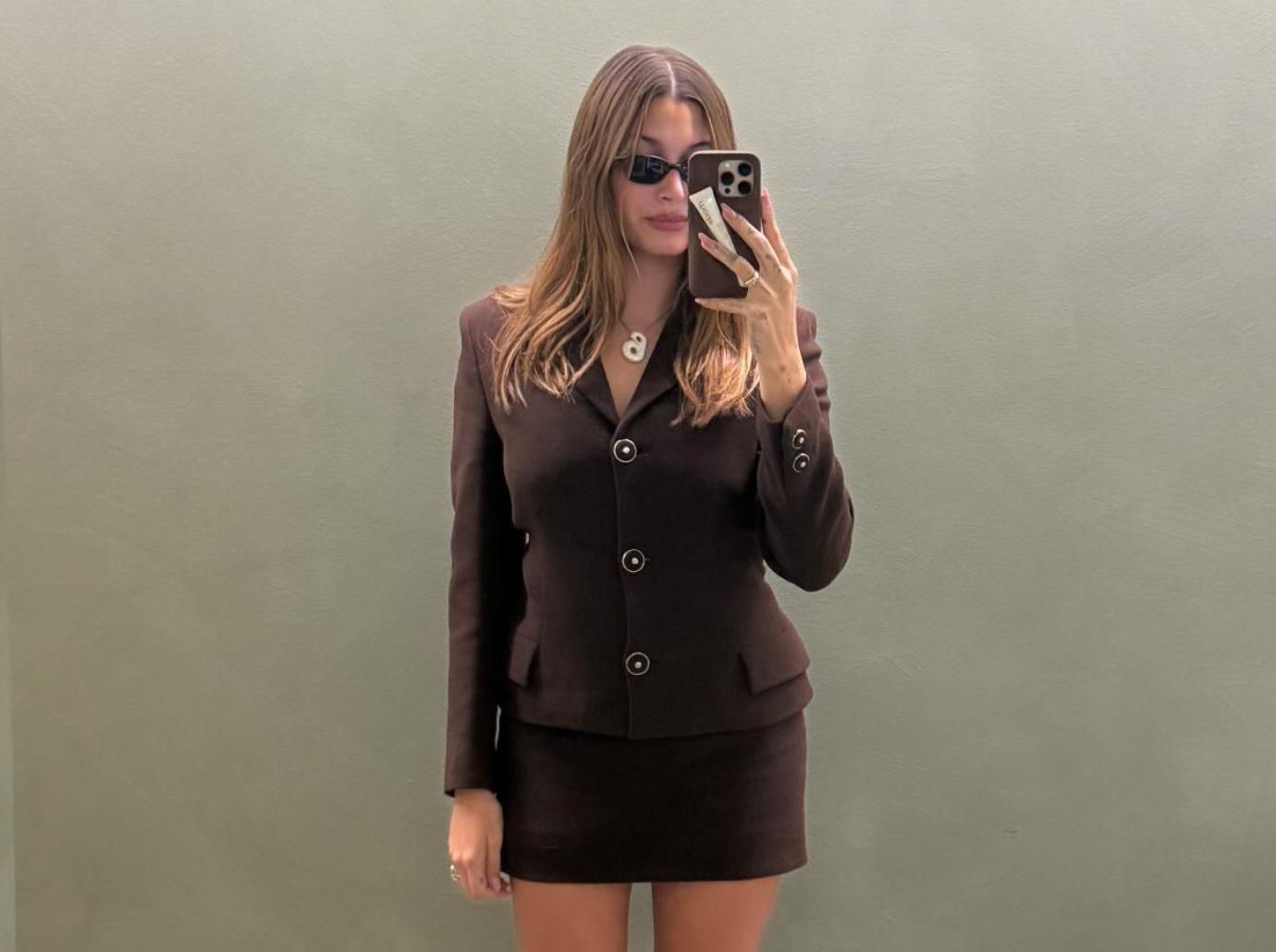 Hailey Bieber Heads Back To Office After Welcoming Baby Jack: Photos