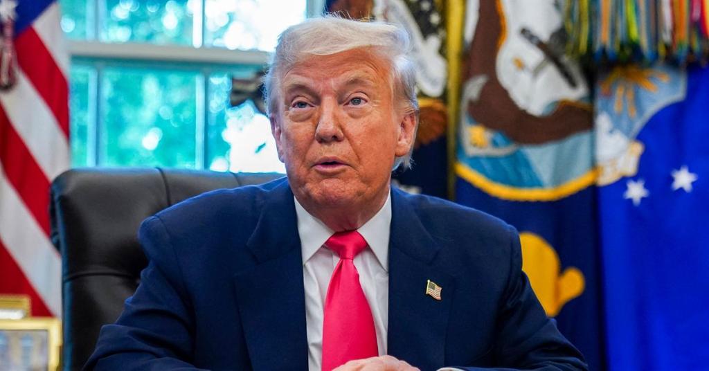 Donald Trump Struggles To Walk In A Straight Line During Golf Outing