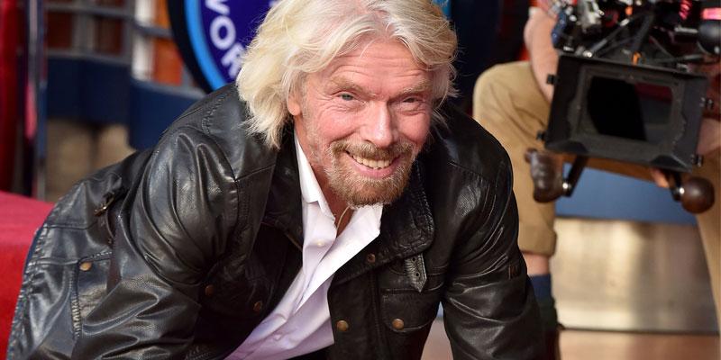 Sir Richard Branson Gets Star on Hollywood Walk Of Fame
