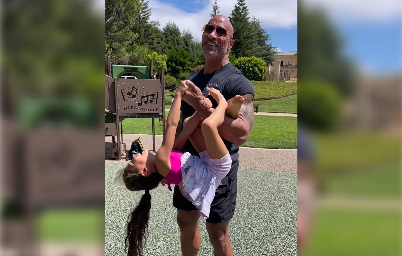 Dwayne 'The Rock' Johnson's Cutest Moments With His Kids: Photos