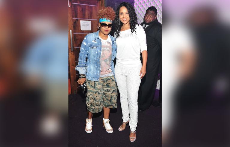Da Brat Surprises Her Sister LisaRaye McCoy In Atlanta