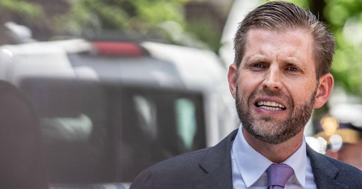 Eric Trump Denies Donald's Alleged Jeffrey Epstein Drawing