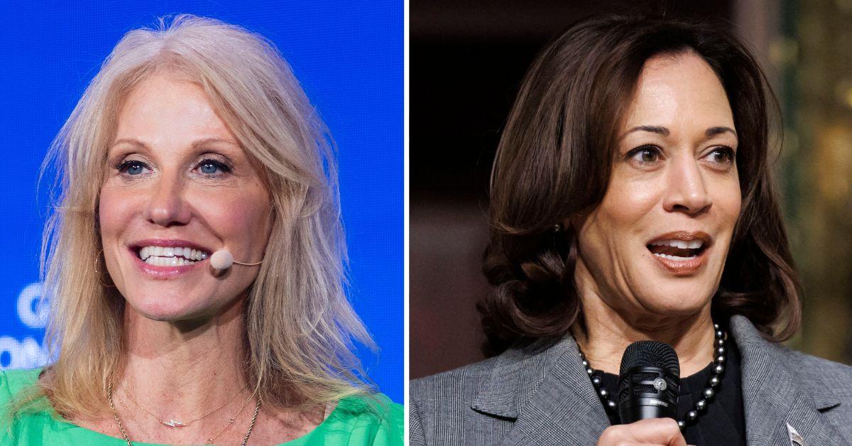 Kellyanne Conway Mocks VP Kamala Harris' Recent Campaign Speech
