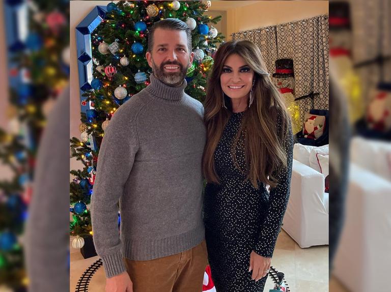 Donald Trump Jr. Rings In Christmas With Fiancee Kimberly Guilfoyle