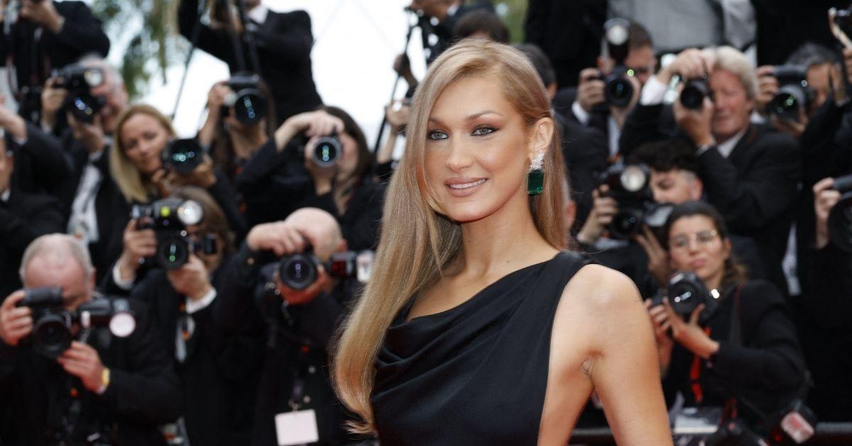 Bella Hadid Stops Plastic Surgery Speculation With Face Tape Reveal