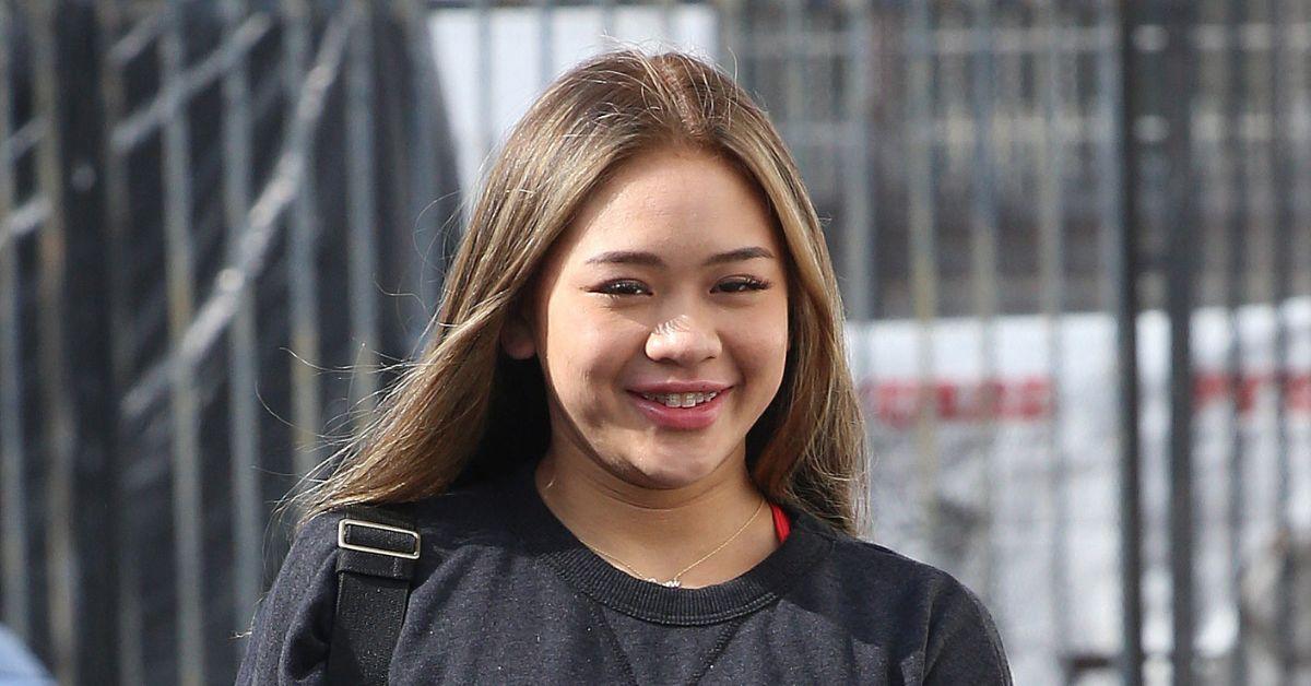 Suni Lee Almost Pops Out Of Tight Red Dress On Her 22nd Birthday