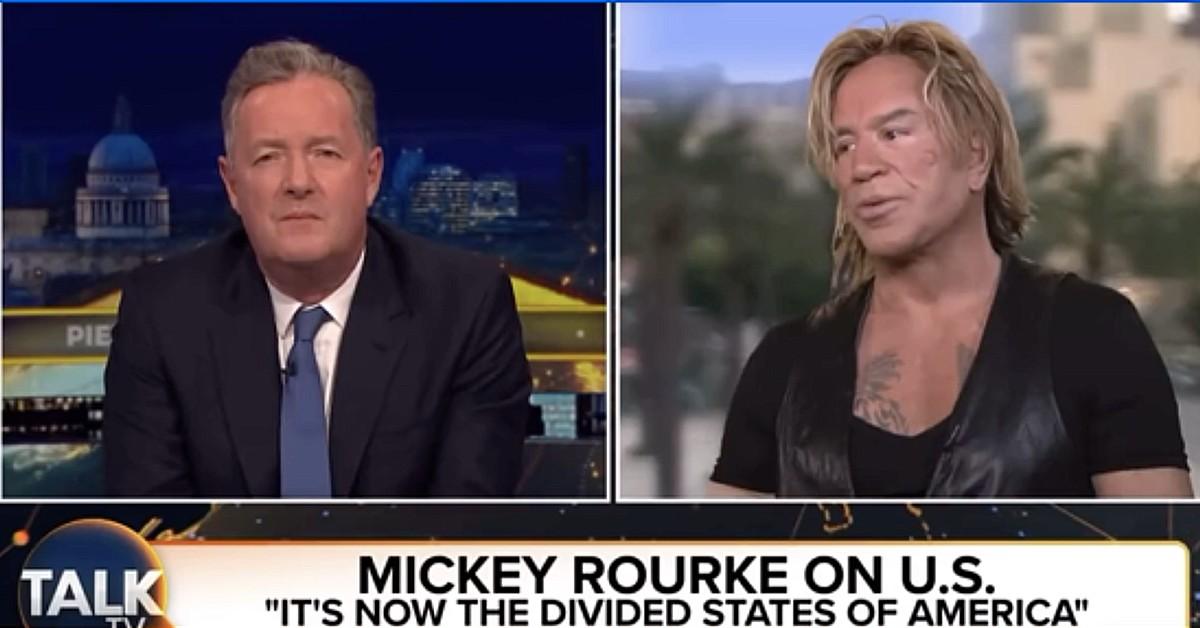 Mickey Rourke's Comical 2022 Interview About Donald Trump Goes Viral