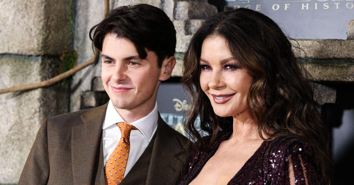 Catherine Zeta-Jones, Michael Douglas Hit Red Carpet With Son Dylan