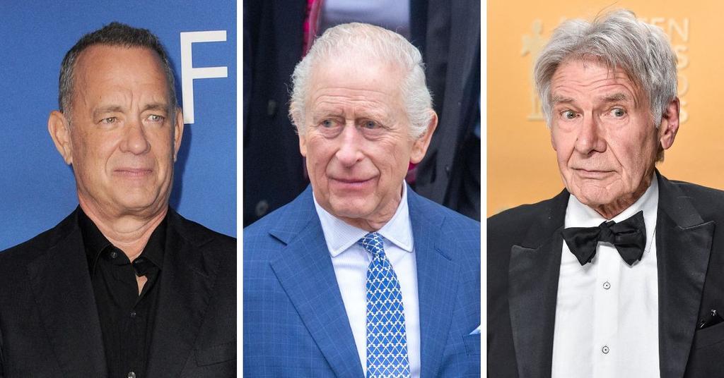 Celebrity Grandpas: King Charles III, Tom Hanks, Harrison Ford & More