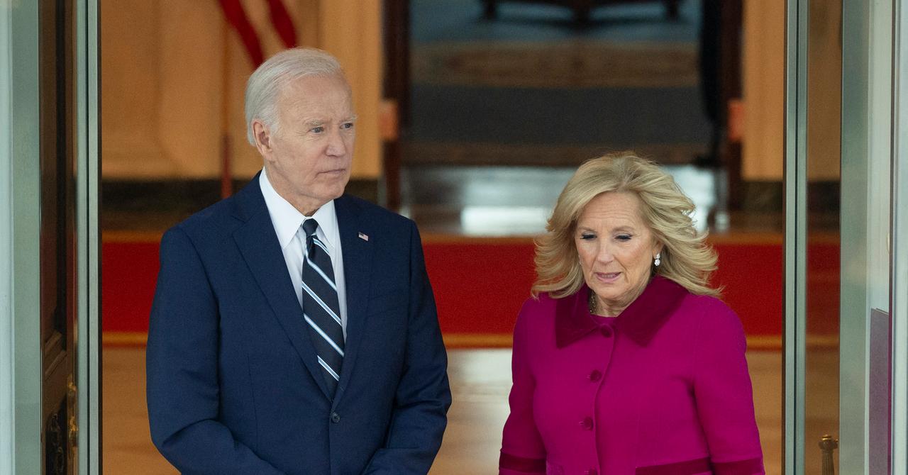Joe Biden Trolled For 'Sniffing' Wife Jill Biden's Hair In V-Day Post