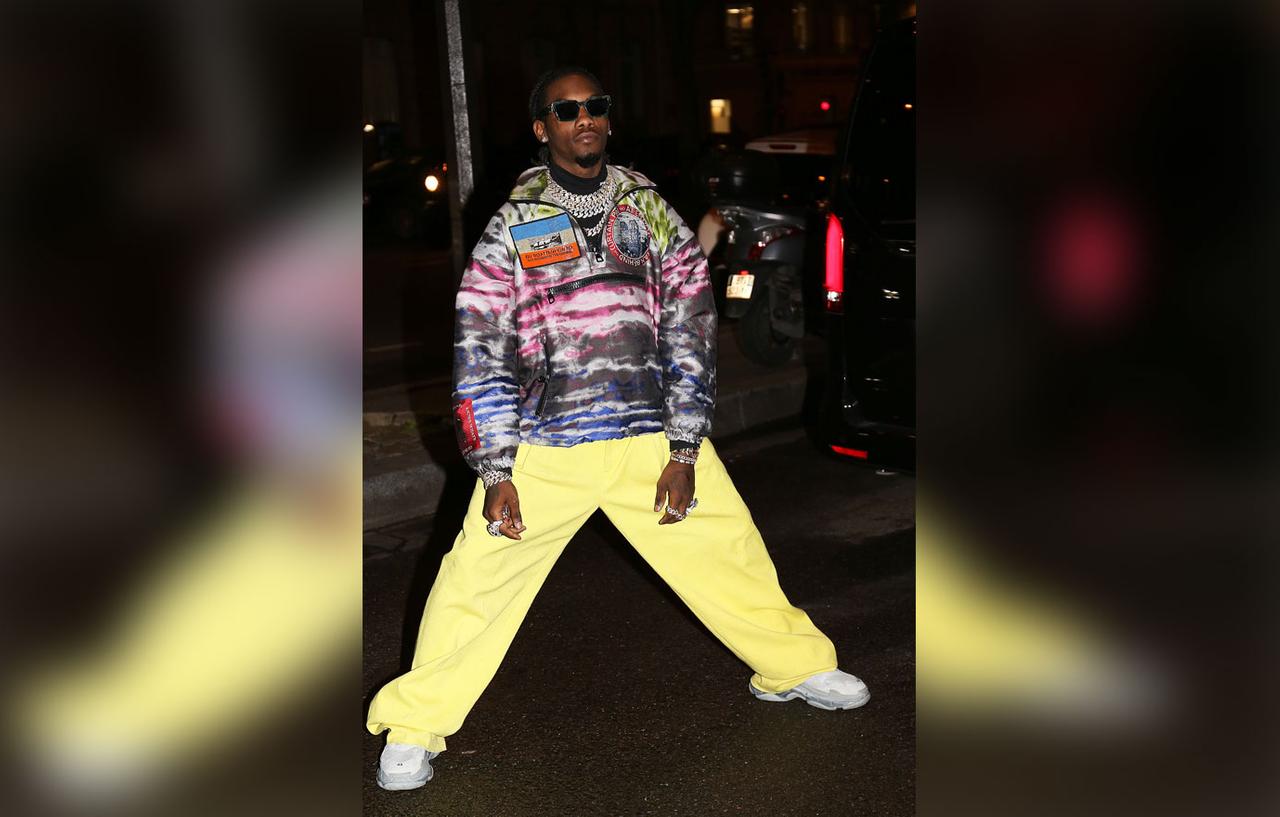 Offset Hangs Out In Paris For Men’s Fashion Week Without Cardi B