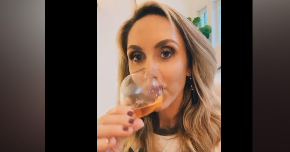 Lara Trump Slammed For Drinking Wine In Front Of Crying Kid: Watch