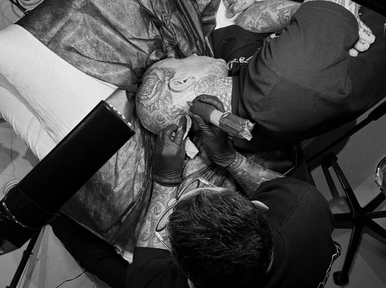 Travis Barker Shares Tattoo Design Of Newborn Son Rocky's Name: Photos