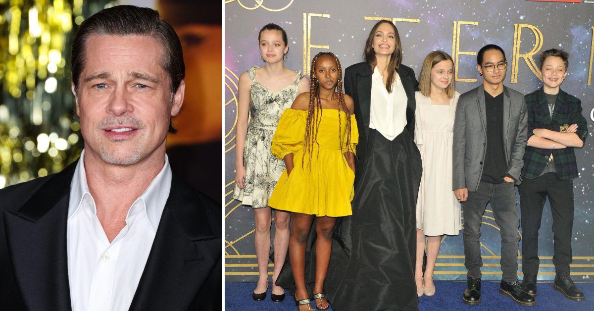Brad Pitt 'Spent A Lot Of Time & Money Trying to Do' Good For His Kids