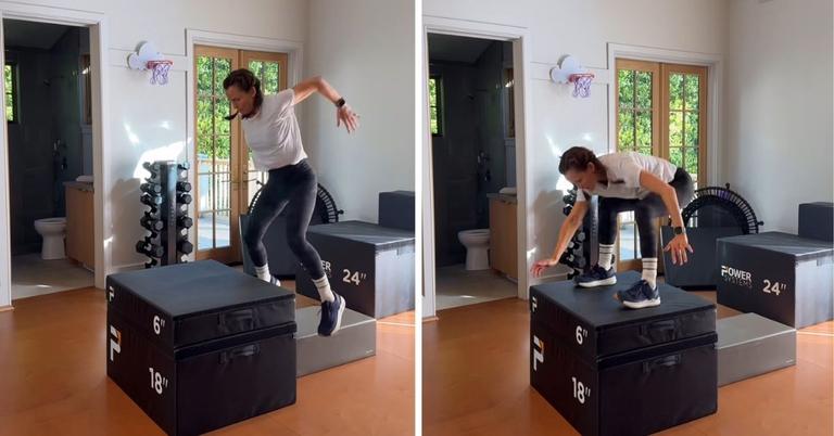 Jennifer Garner Turns Up The Heat In Intense Workout Video: Watch