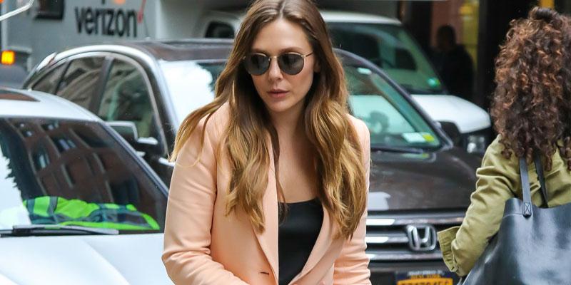 PICS Elizabeth Olsen] Suits Up As She Heads Out For A Busy Day In NYC